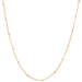 16" Stationed Bead Chain 9k Gold – Zohreh V. Jewellery